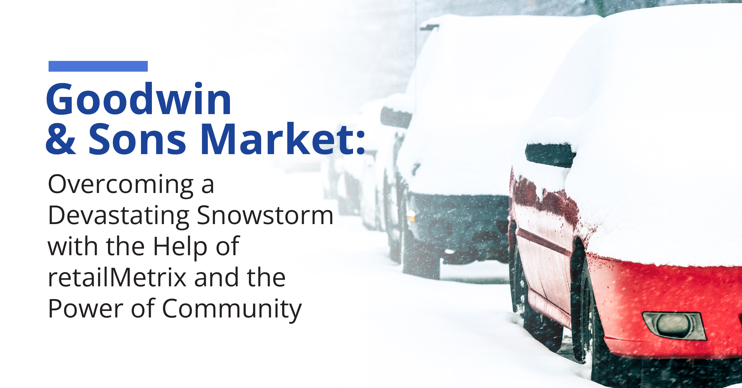 Goodwin & Sons Market: Overcoming a Devastating Snowstorm with the Help of retailMetrix and the ...